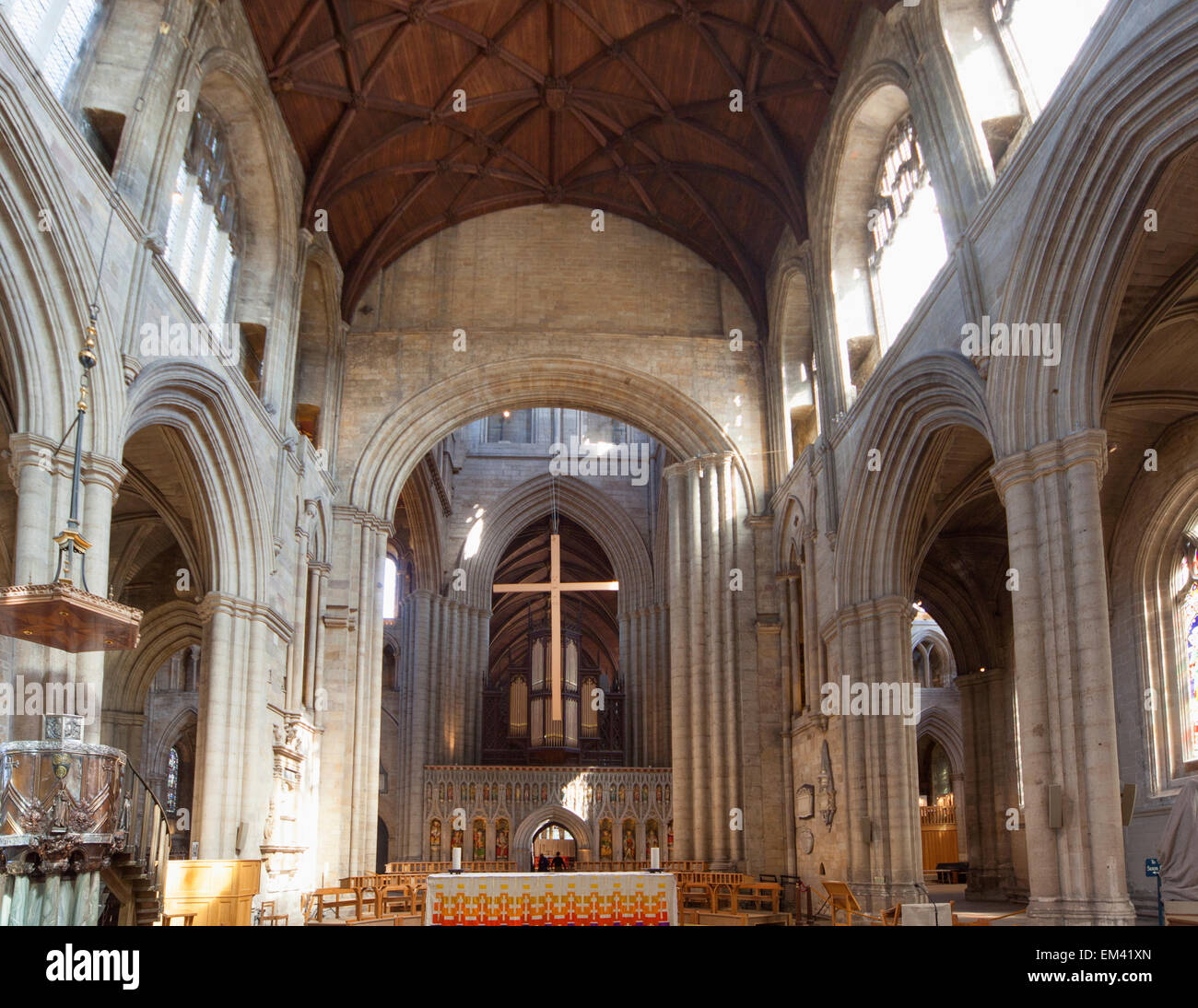 Ripon Cathedral; Ripon Yorkshire England Stock Photo - Alamy