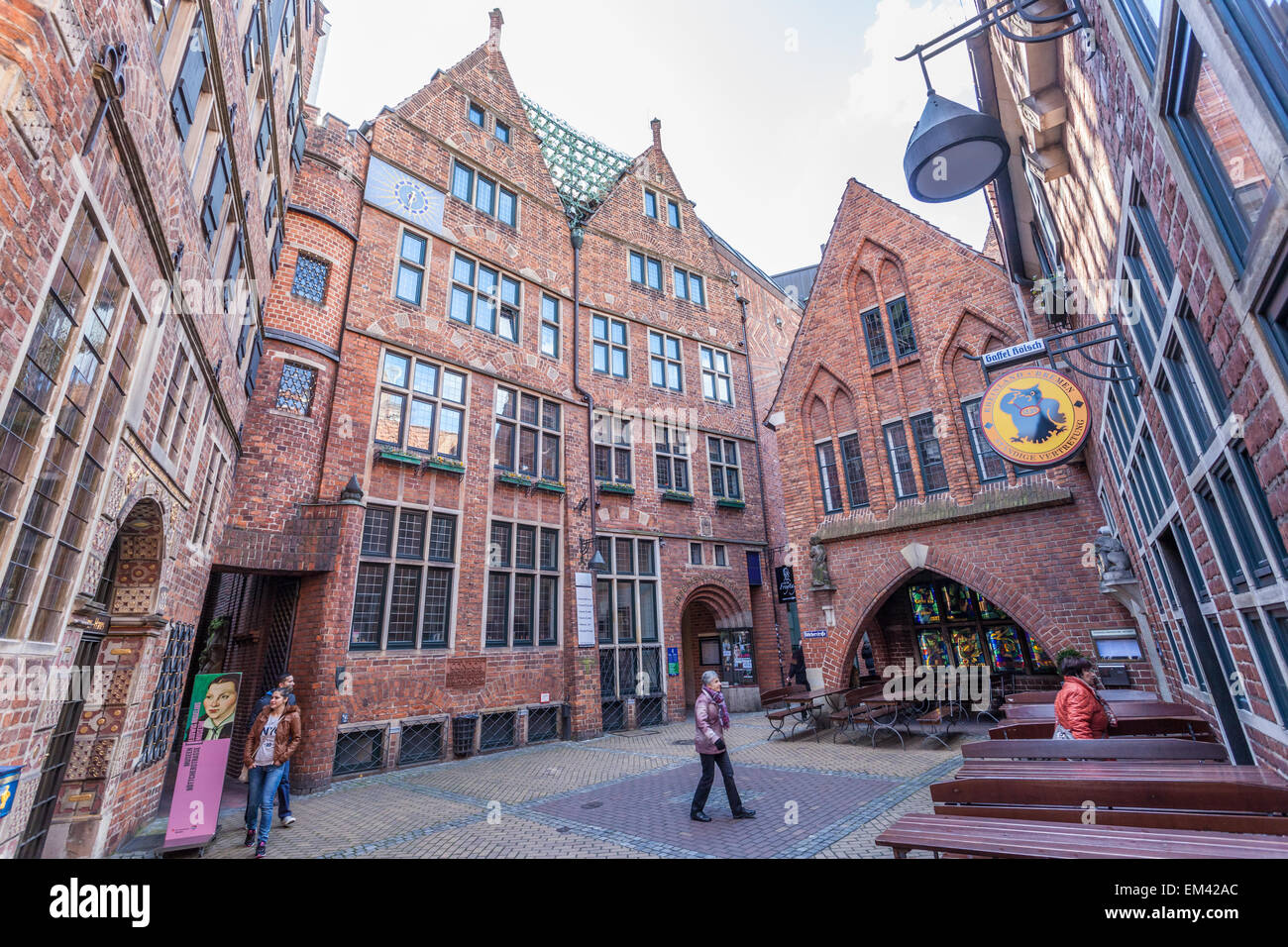 Historic old brick buildings hi-res stock photography and images - Alamy