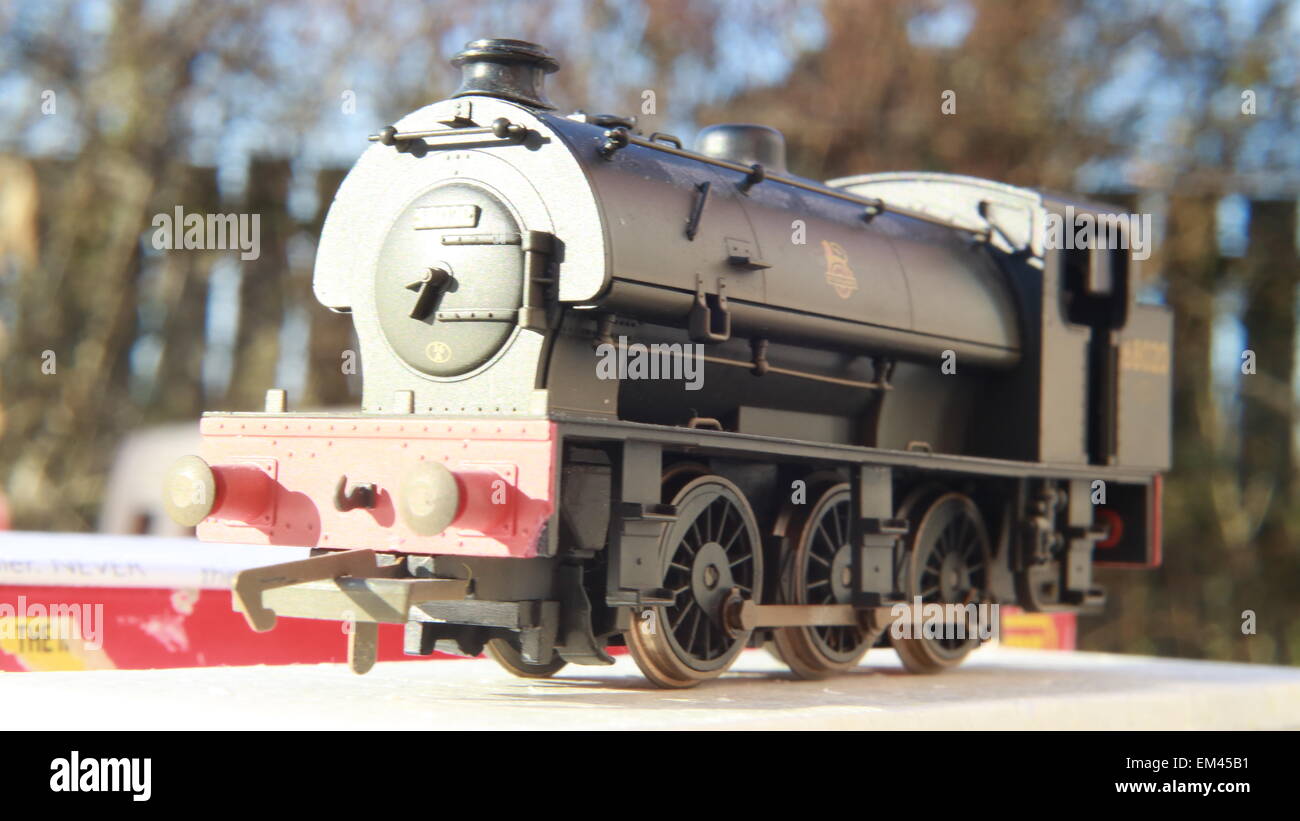 A series of images showing Model Railways, trains, locomotives, wagons ...