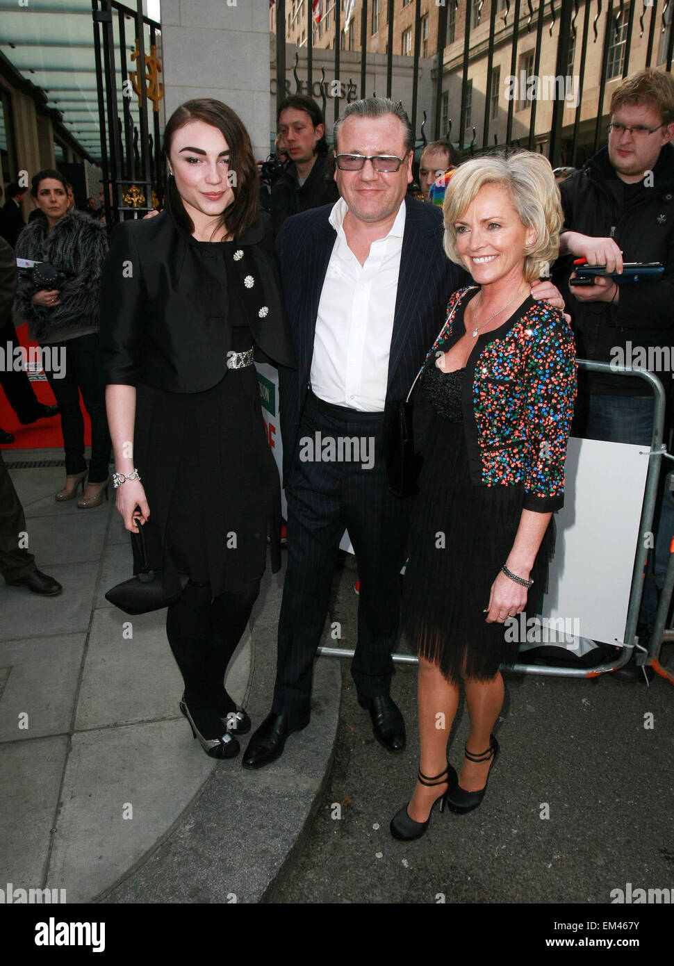 Ray Winstone With His Wife Elaine Winstone High Resolution Stock ...