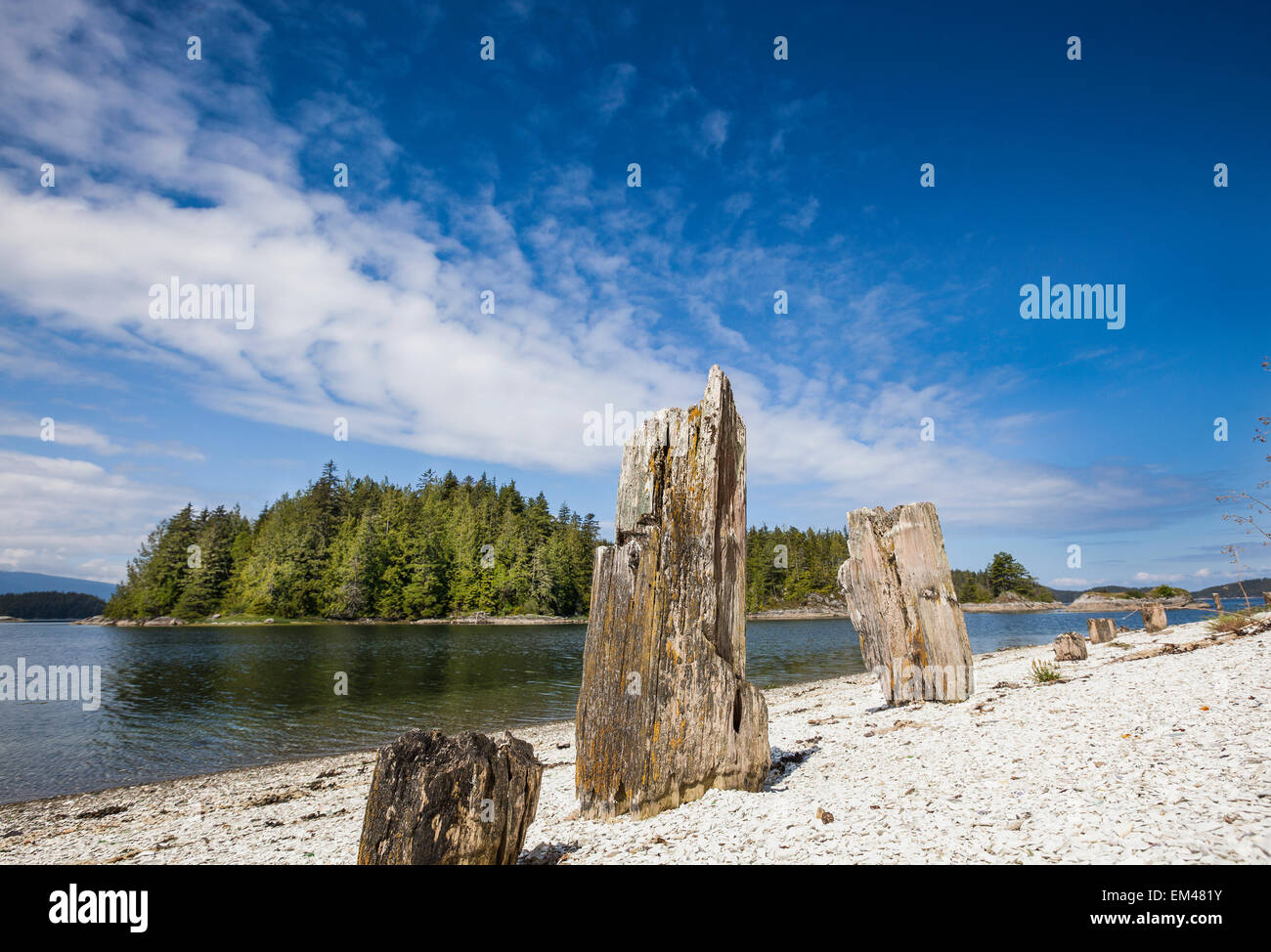 Mamalilikulla An Abandoned First Nations Village Site On Village Island ...