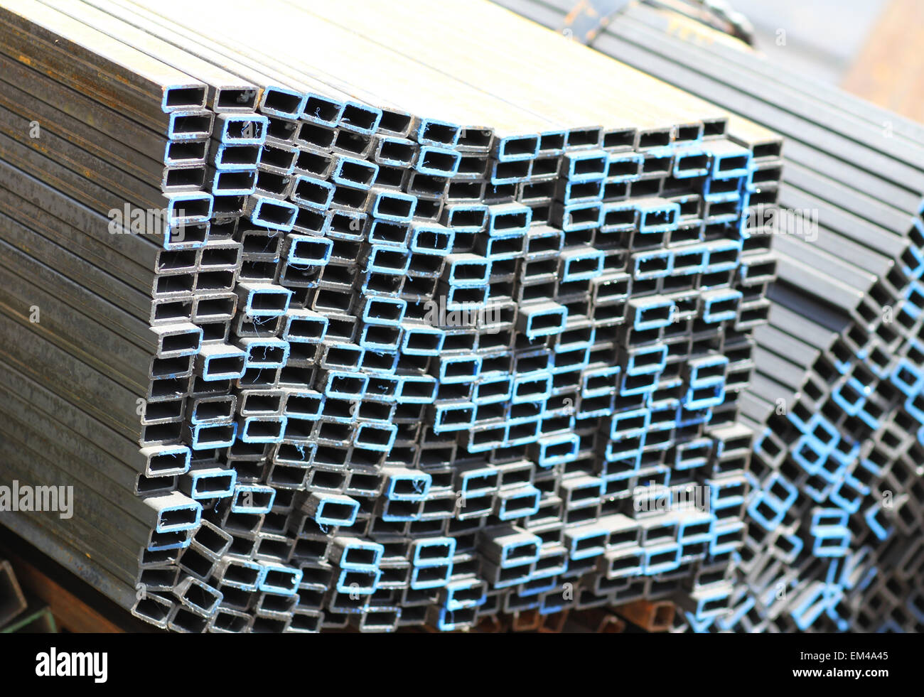 metal profiles square foundation for building structures, steel Stock ...