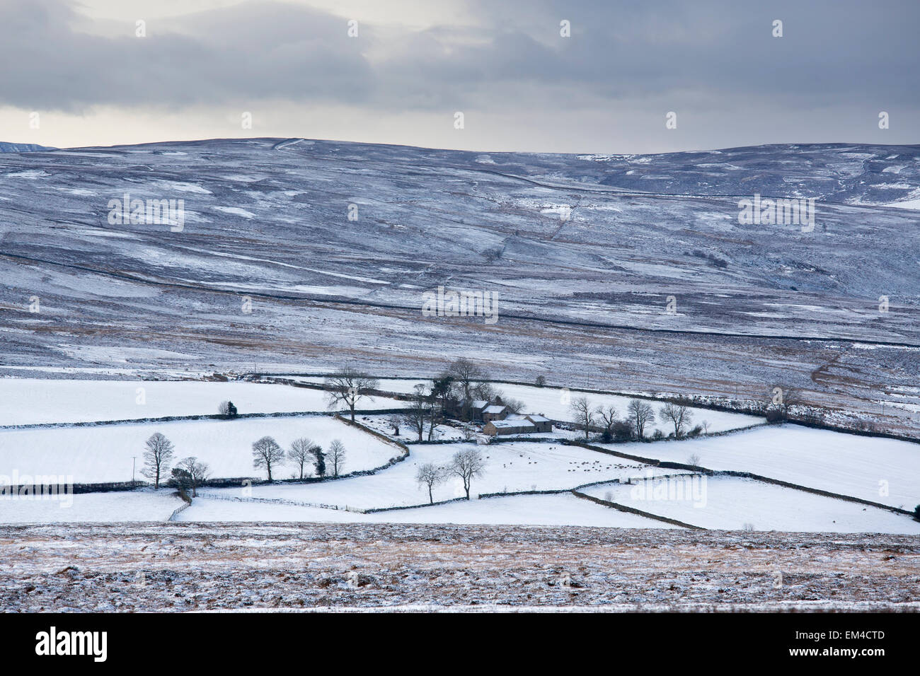 Bleak yorkshire moors in winter hi-res stock photography and images - Alamy