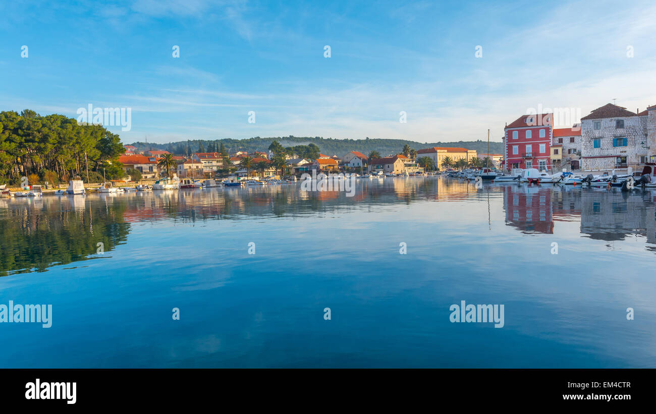 Stari Grad, morning sun, Croatia Stock Photo - Alamy