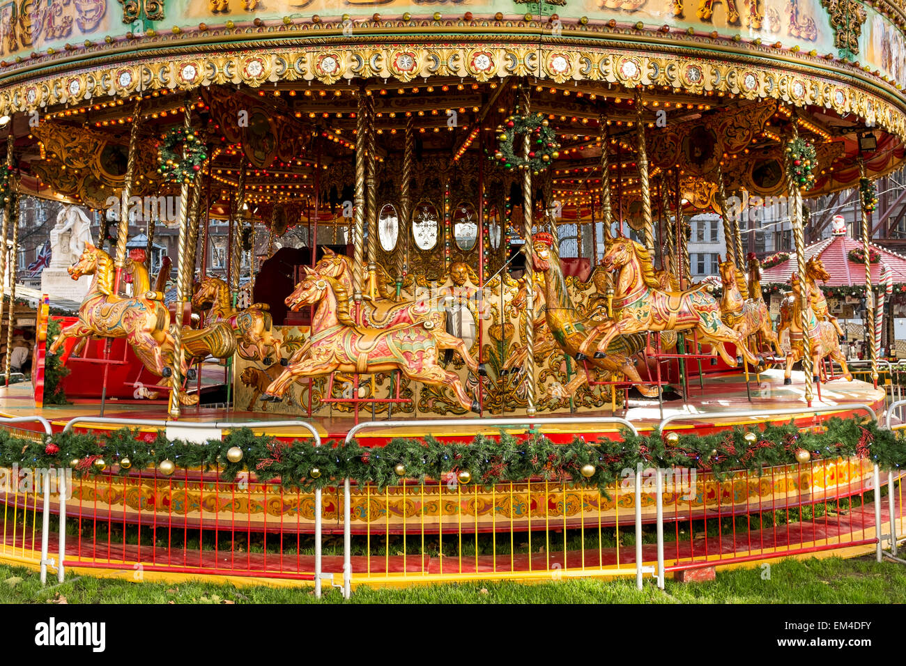 Merrygoround fairground ride hi-res stock photography and images - Alamy