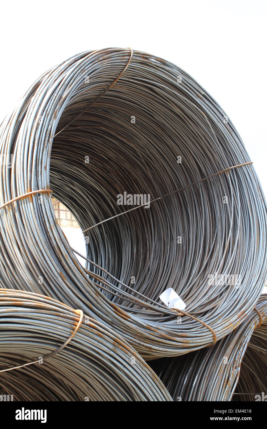 Fitting the basis of modern building structures, armature Stock Photo ...