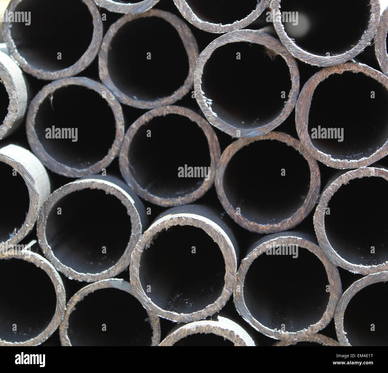 Metal profiles tube foundation for building structures, steel Stock ...