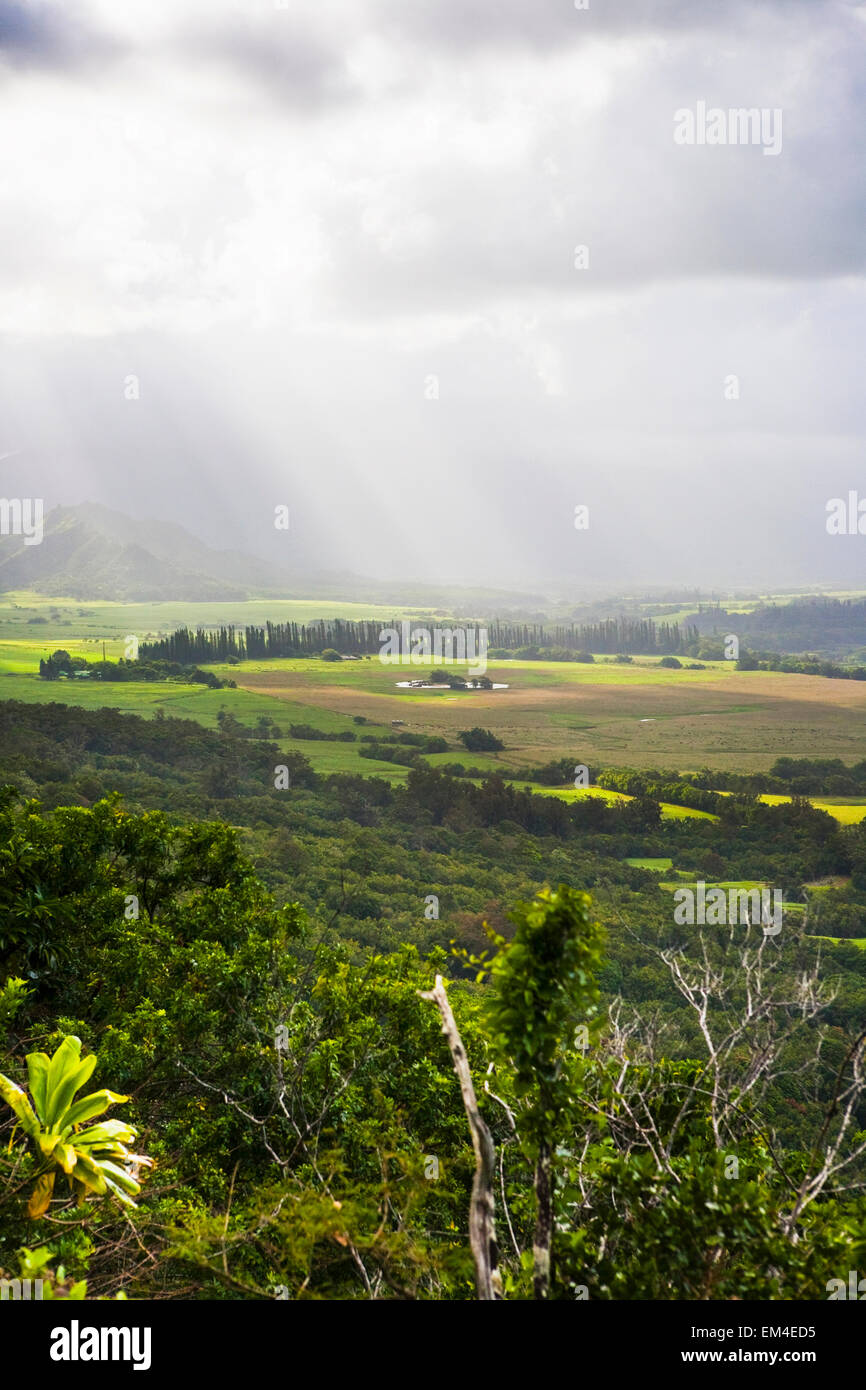 Views Overlooking The Kipu Ranch; Kauai, Hawaii, Usa Stock Photo - Alamy
