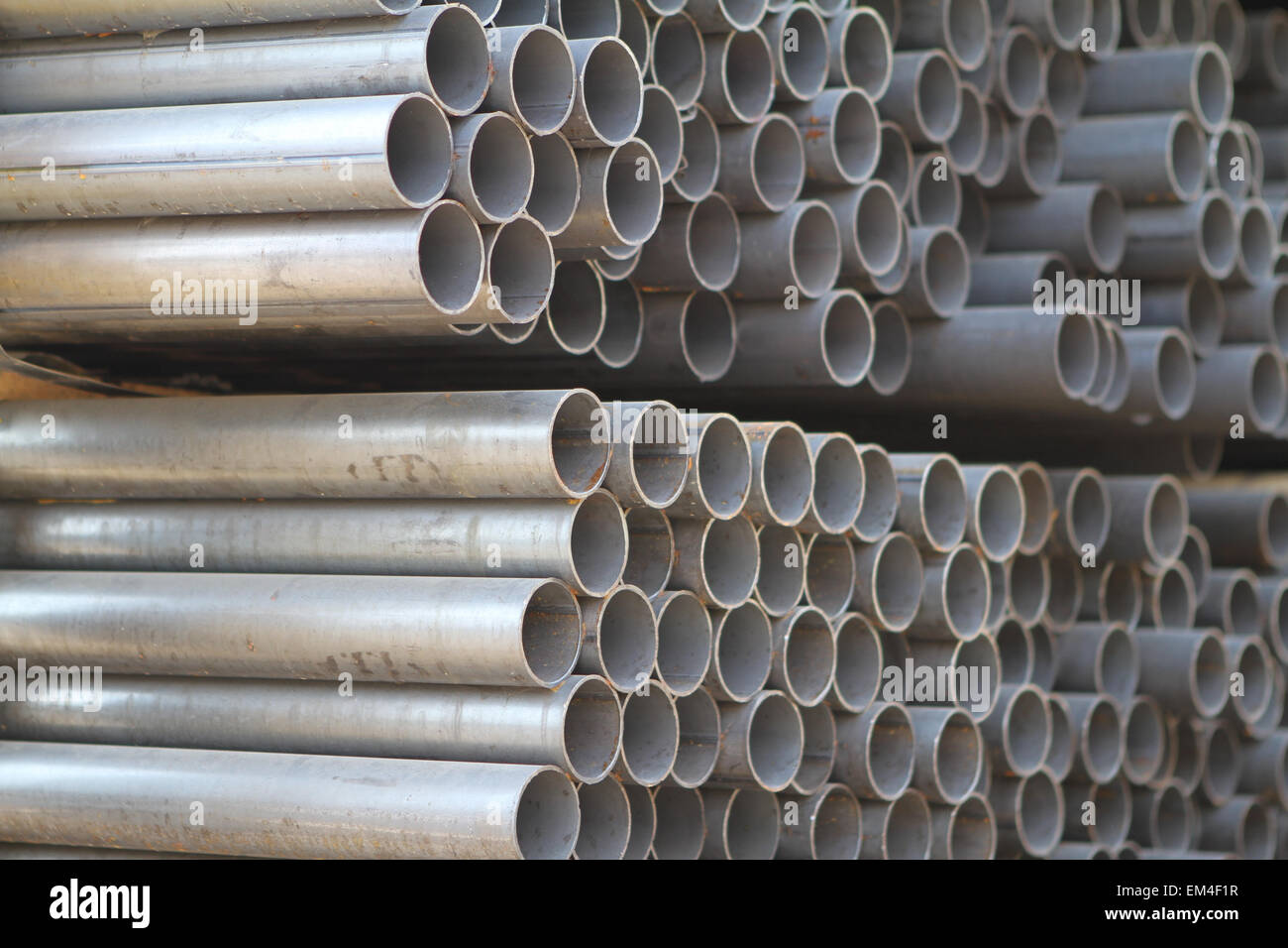 Metal profiles tube foundation for building structures, steel Stock ...