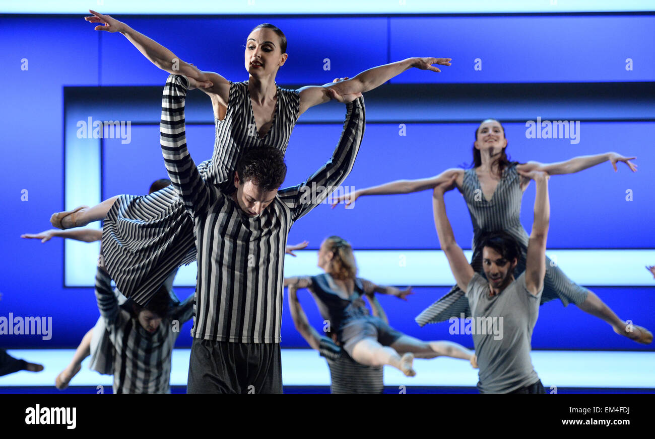 Ballet dancers perform during final rehearsal for the ballet 'Messias ...