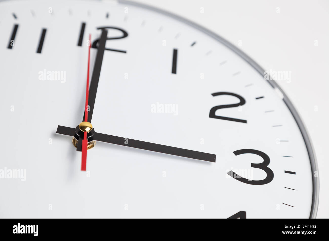 Clock 3 o'clock hi-res stock photography and images - Alamy