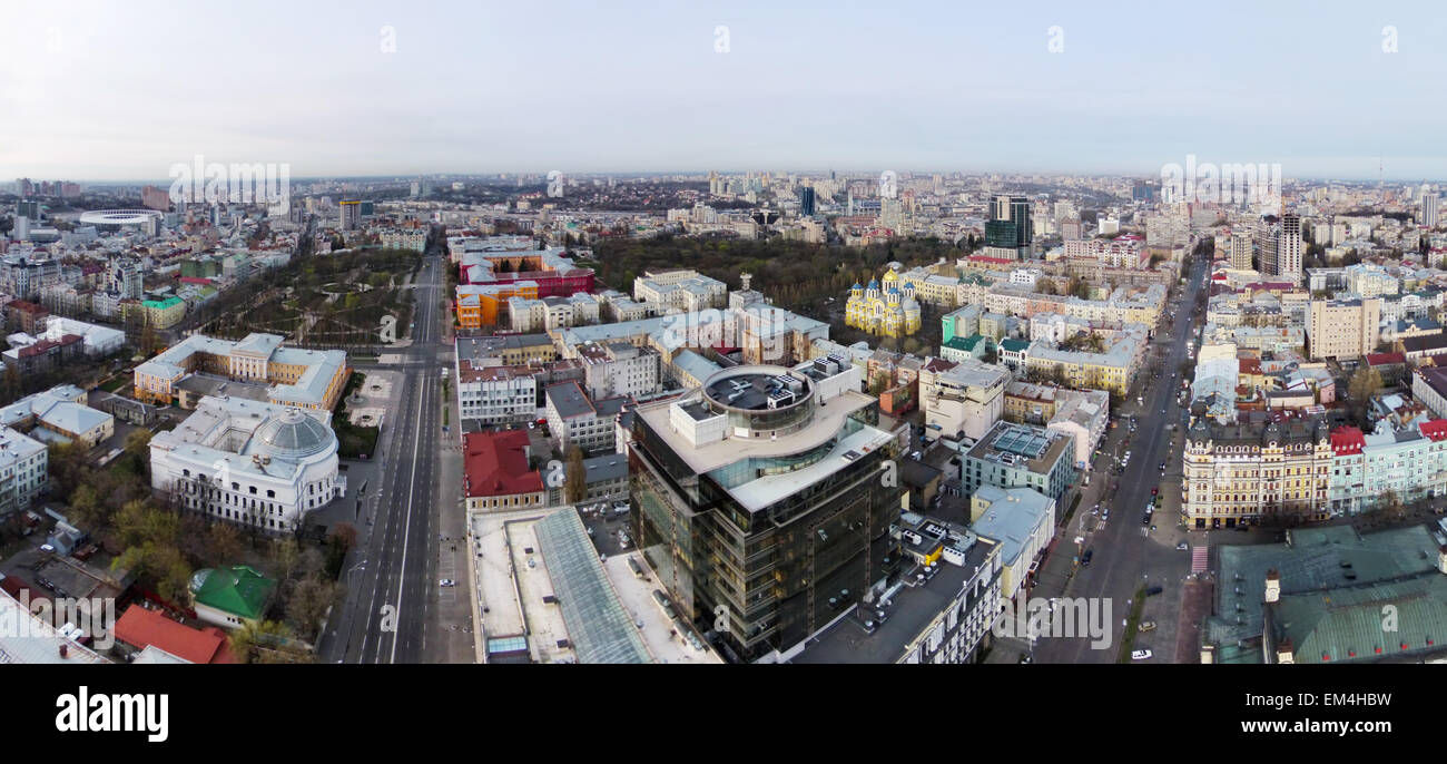 aerial view of the historic center of Kiev, Ukraine Stock Photo - Alamy