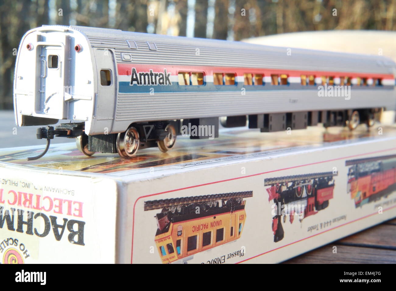 A series of images showing Model Railways, trains, locomotives, wagons ...