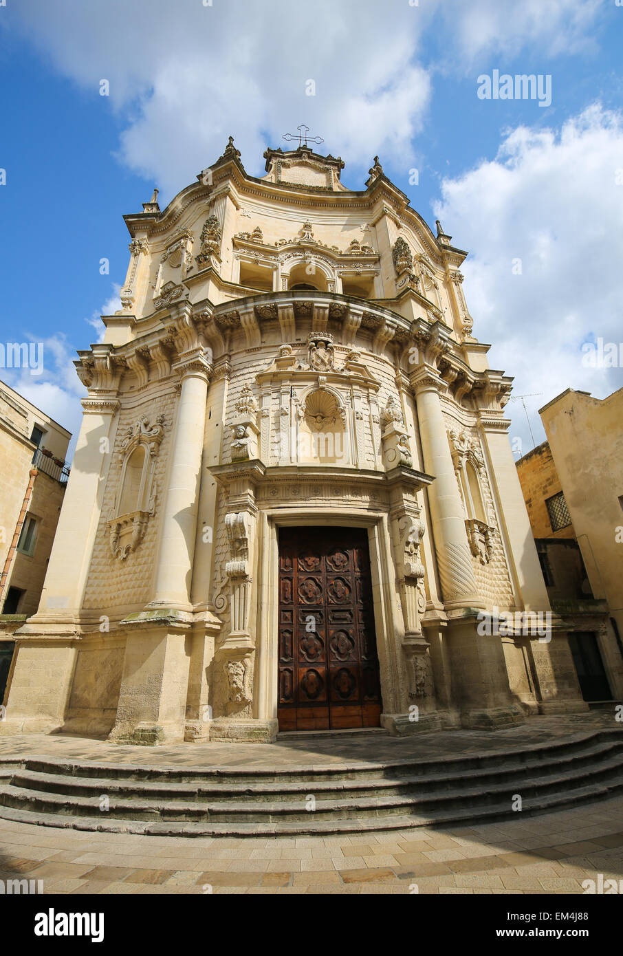 Church of Saint Matthew (17th Century) in Lecce, a historic city in ...