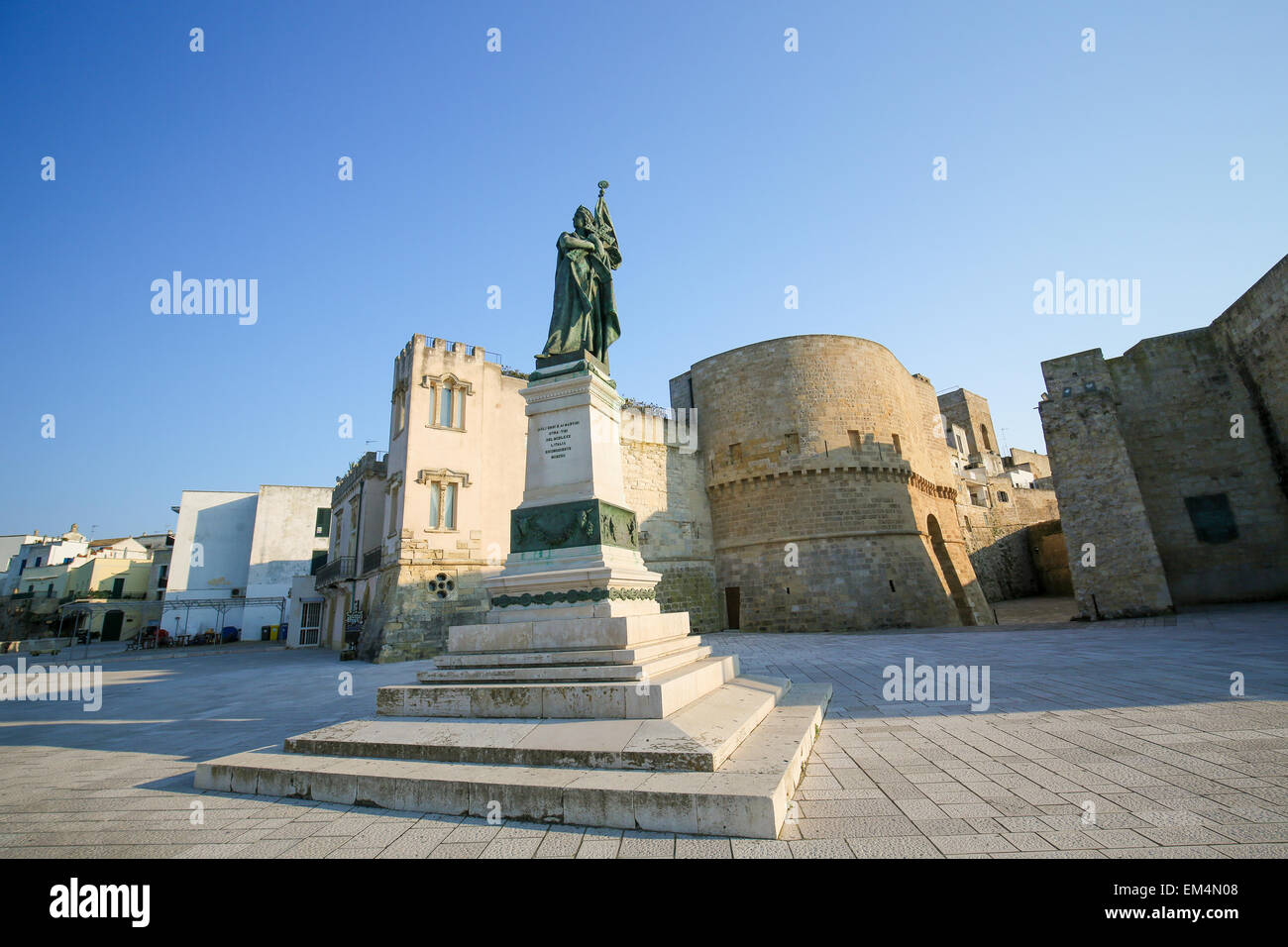 Statue for the heroes and martyrs of Otranto, who were killed during ...