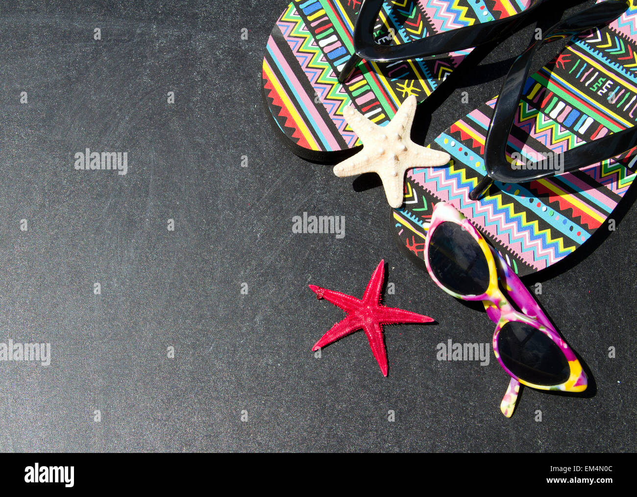 Sunglasses flip flops hi-res stock photography and images - Alamy