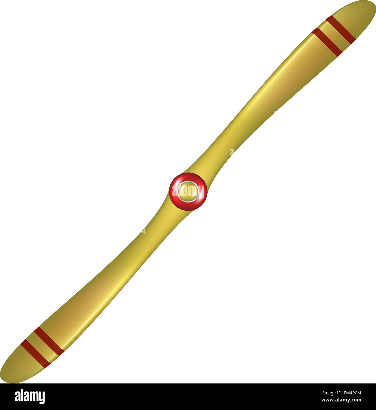 Airplane propeller in golden design Stock Vector Image & Art - Alamy