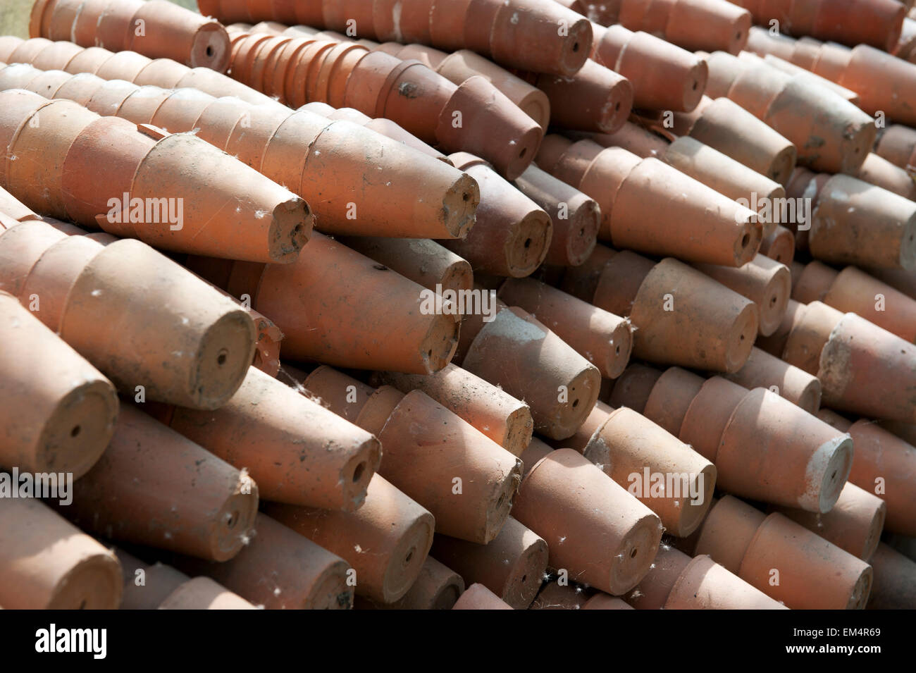 Row Of Clay Pots High Resolution Stock Photography and Images - Alamy