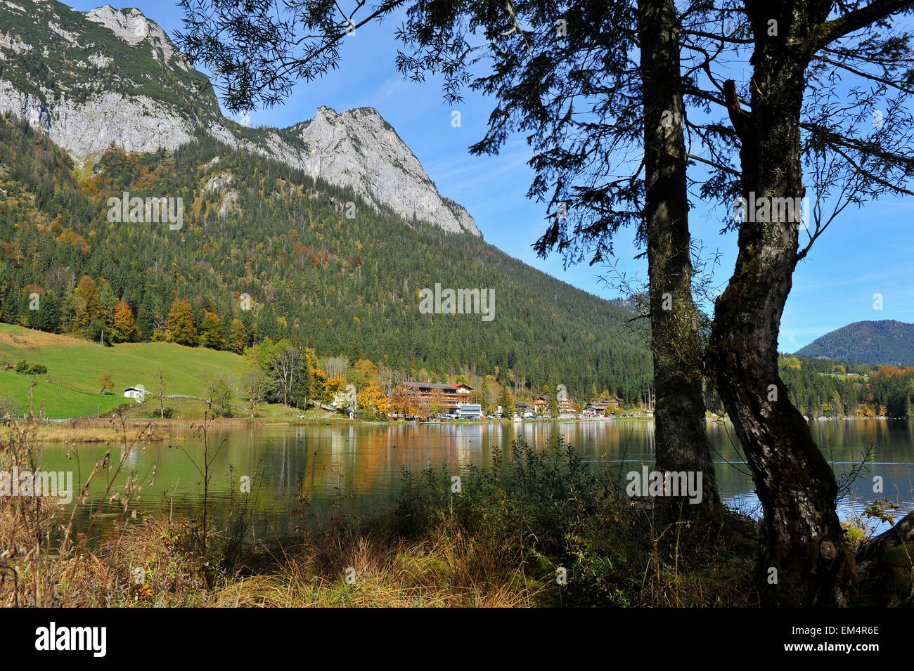 Hintersee Ramsau Berchtesgadener Land Upper Bavaria Germany Europe ...