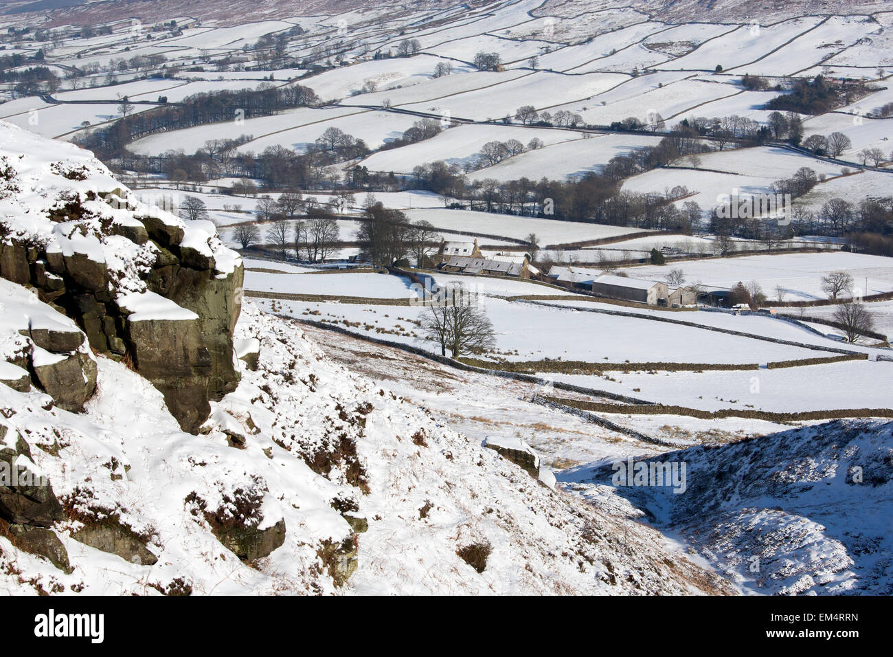 Winter Danby Dale, North York Moors National Park Stock Photo - Alamy