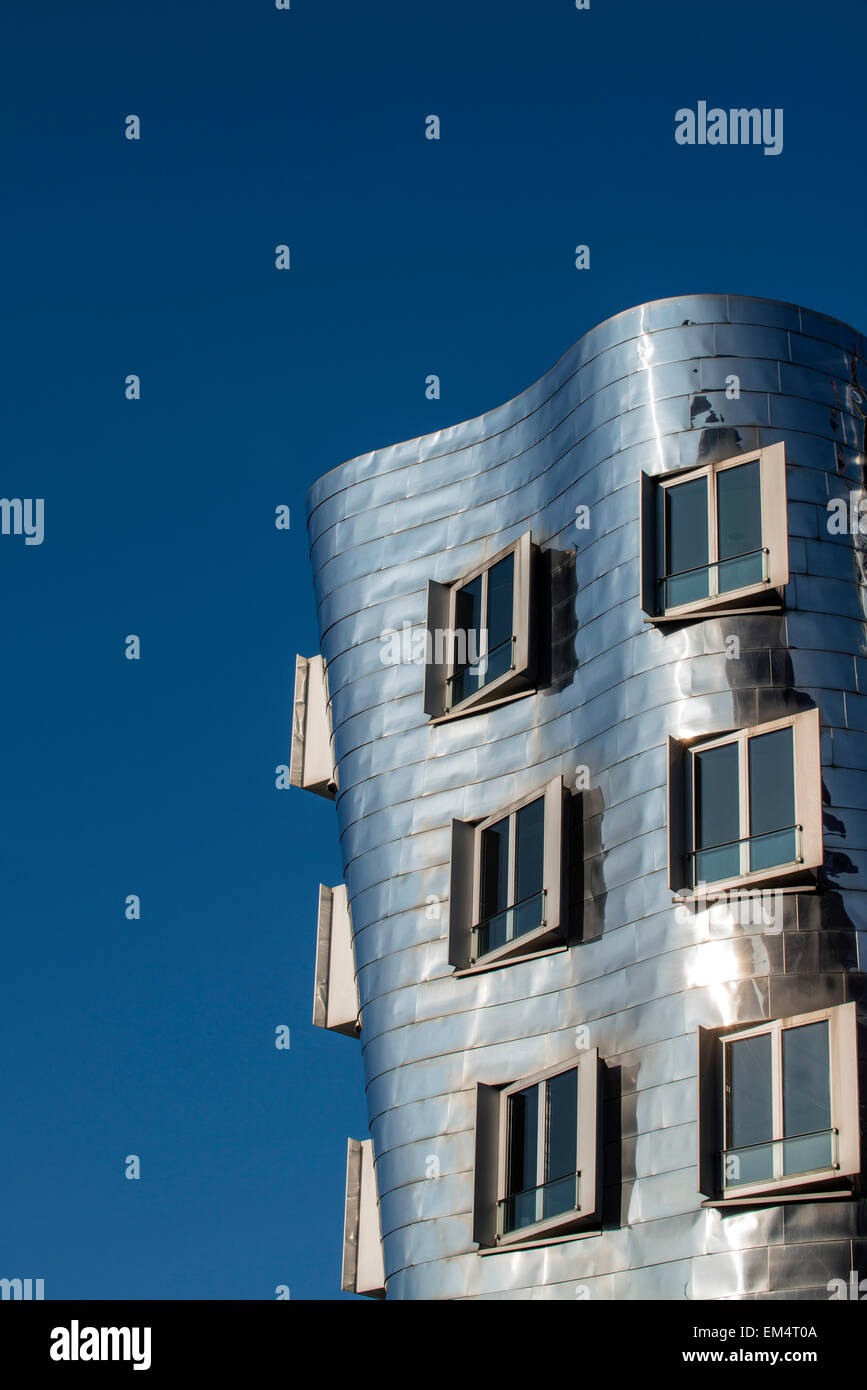 Gehry buildings in the media port of dusseldorf, north rhine-westphalia ...