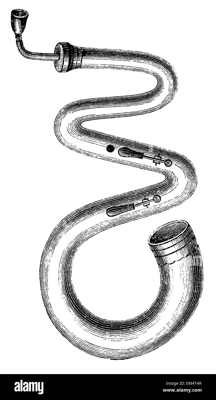 Serpent music instrument hi-res stock photography and images - Alamy