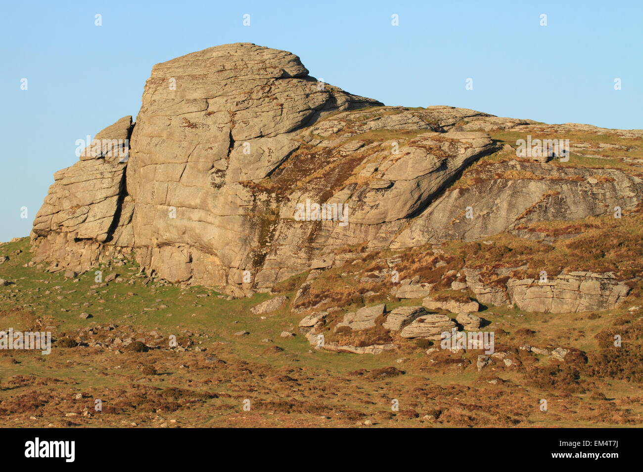 Spring view of Haytor, Dartmoor, Devon, England, UK Stock Photo - Alamy