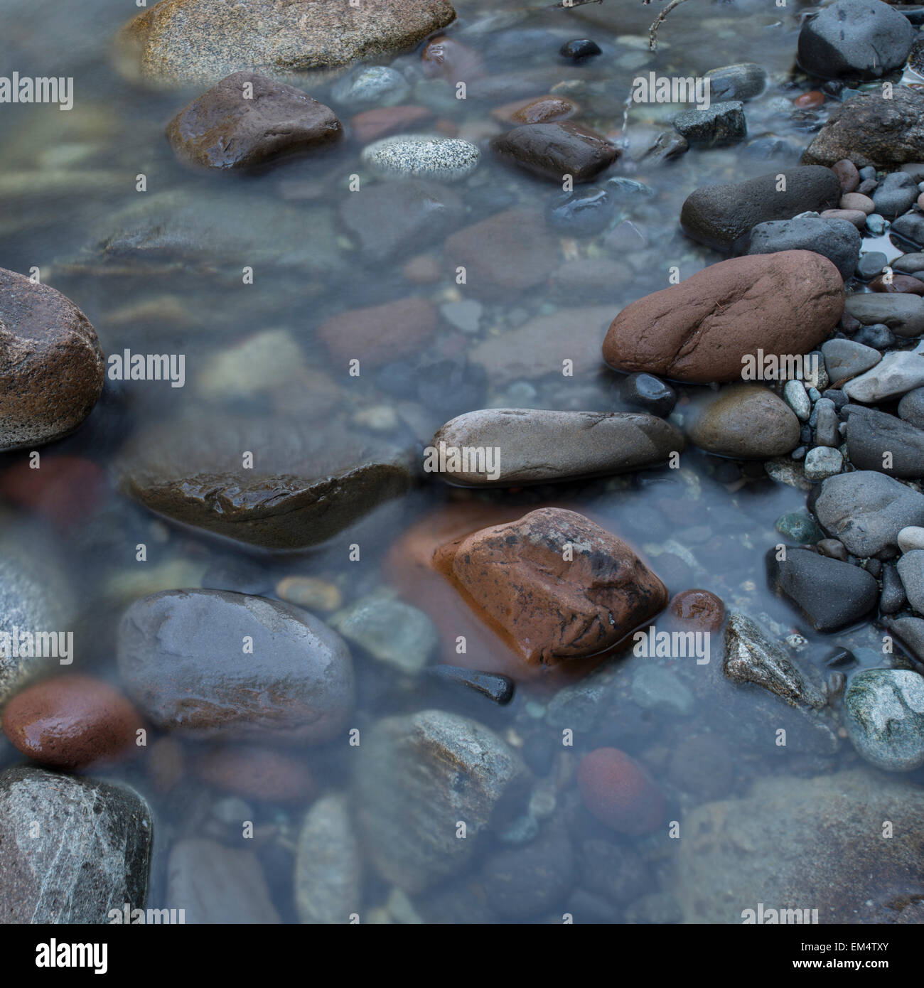 Rocks in water, Whistler, British Columbia, Canada Stock Photo - Alamy