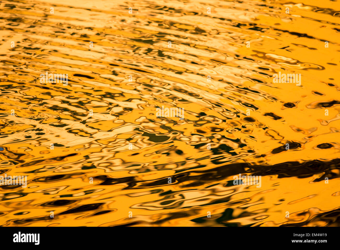 Color reflections on the sea Stock Photo - Alamy