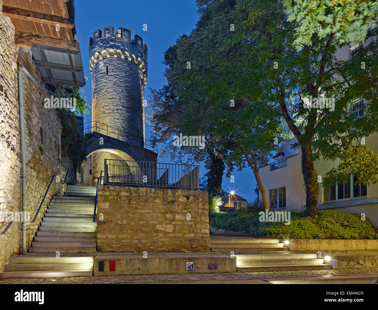 Powder Tower in Jena, Germany Stock Photo - Alamy