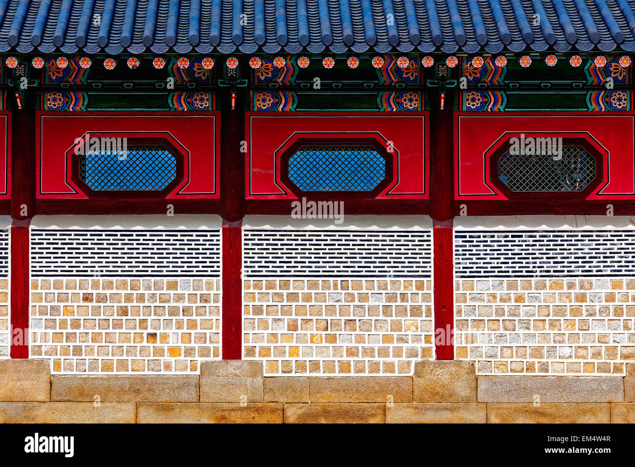 Chinese-style brick wall close up Stock Photo - Alamy