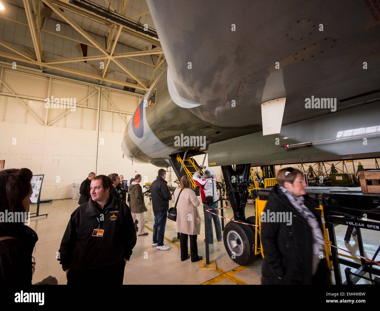 ex-RAF Vulcan serial number XH558,preserved by the Vulcan to the Sky ...