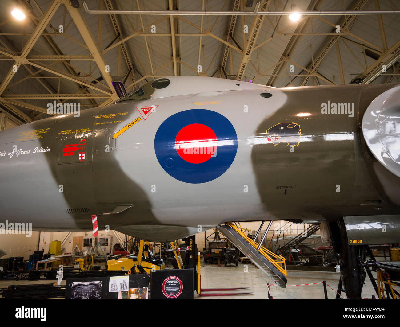 ex-RAF Vulcan serial number XH558,preserved by the Vulcan to the Sky ...