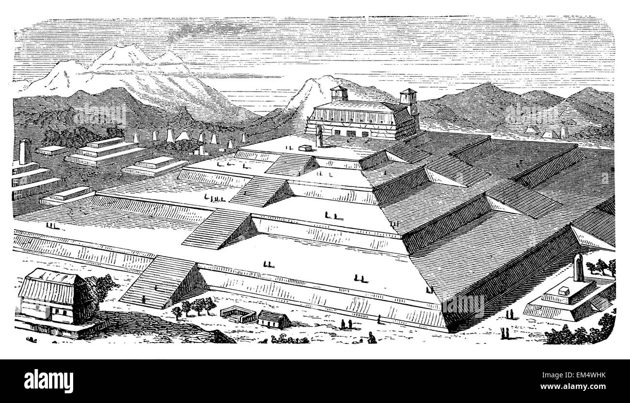 Pyramid of Cholula,Mexico Stock Photo - Alamy