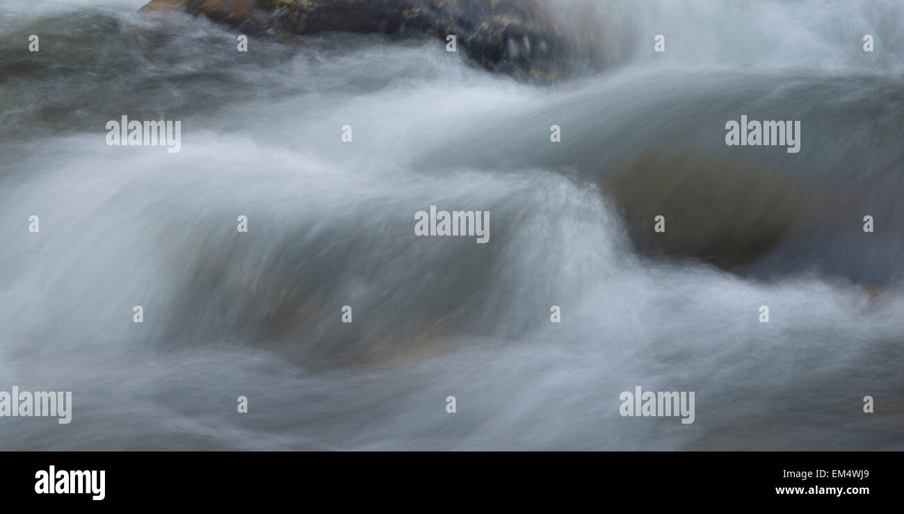 Stream flowing through rocks, Whistler, British Columbia, Canada Stock ...