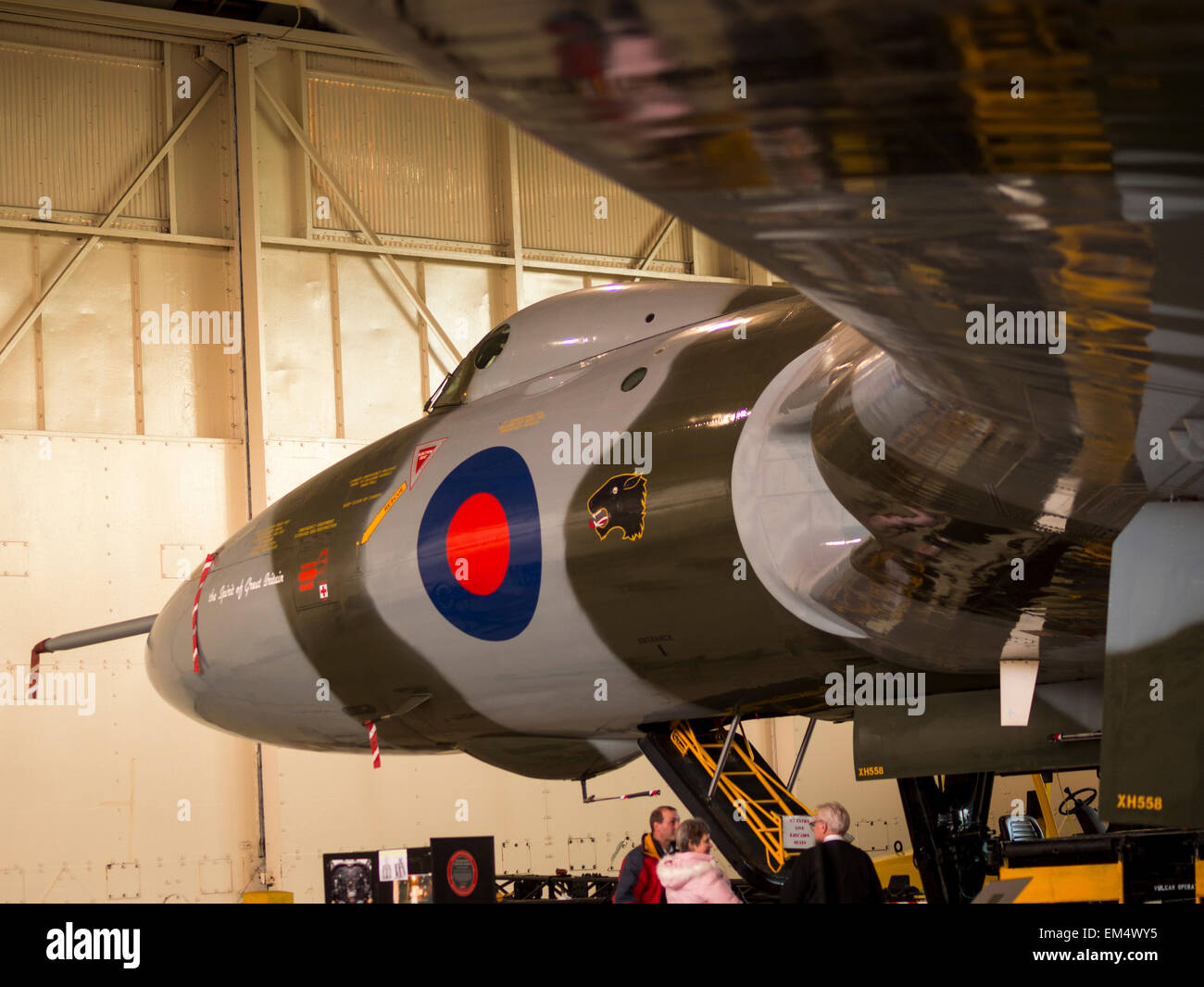 ex-RAF Vulcan serial number XH558,preserved by the Vulcan to the Sky ...