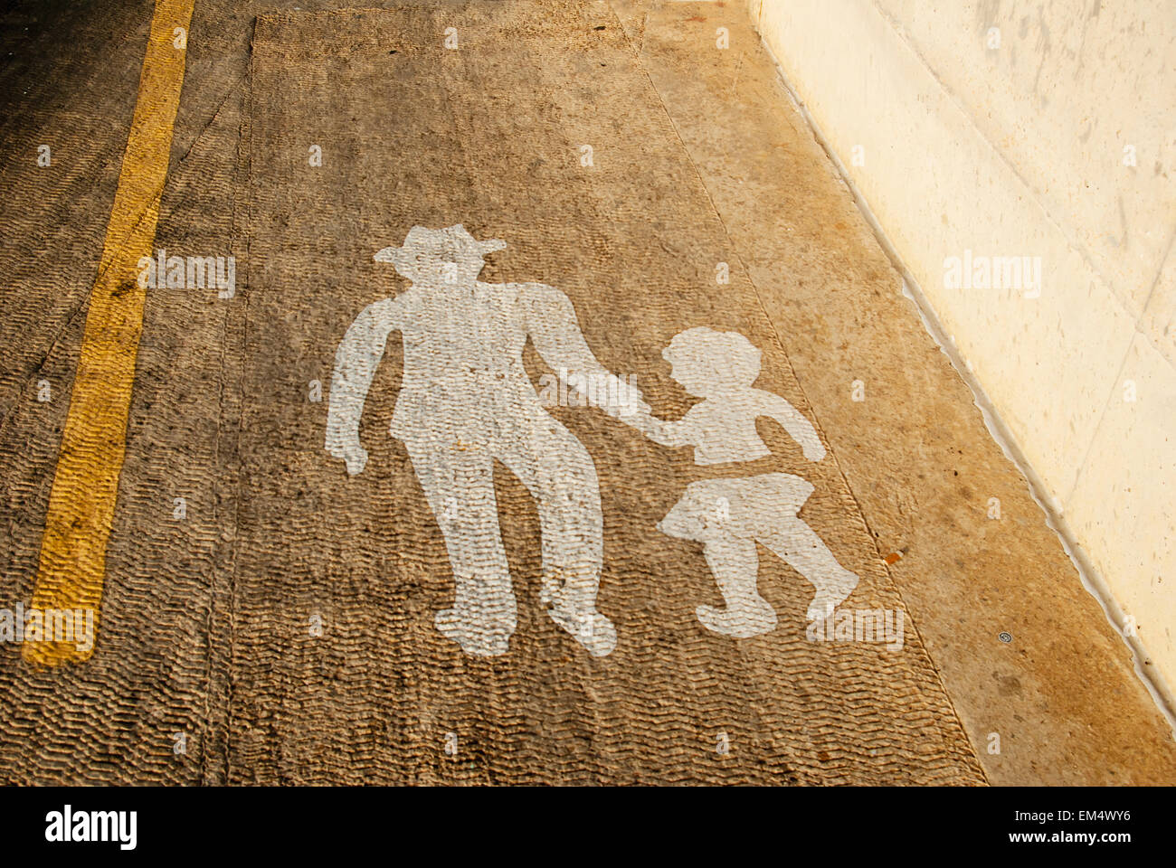 Malta, Valetta, Pedestrian signs Stock Photo - Alamy