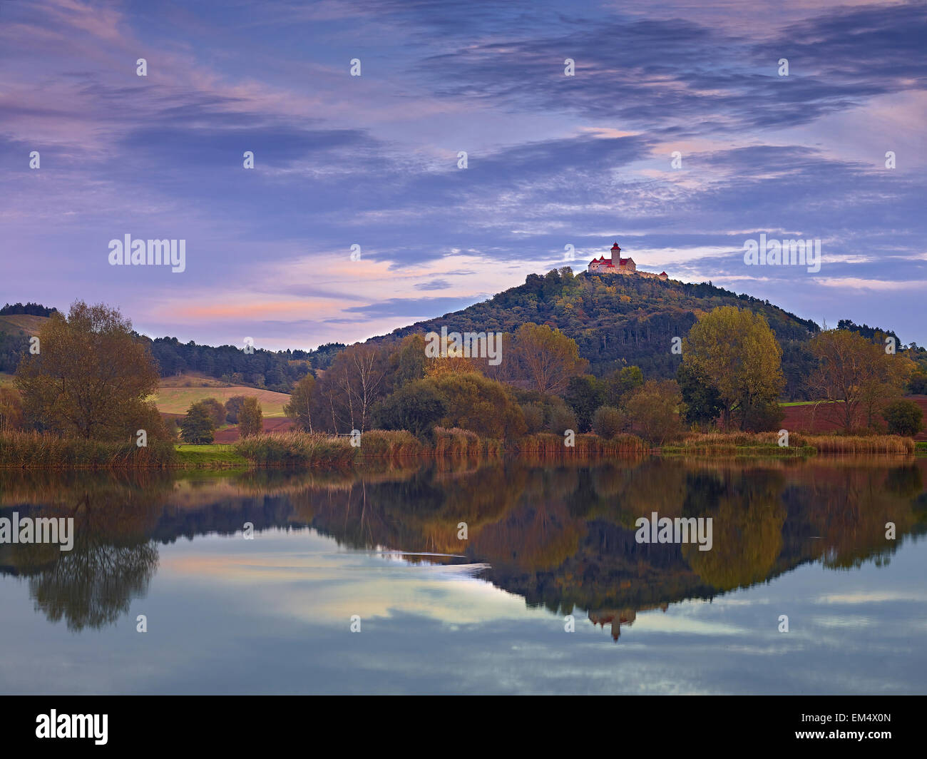 Wachsenburg Castle near Muehlberg, Thuringia, Germany Stock Photo - Alamy