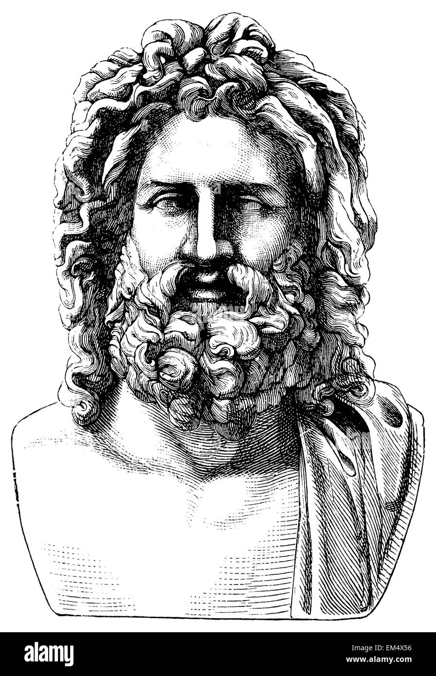 Jupiter head Black and White Stock Photos & Images - Alamy