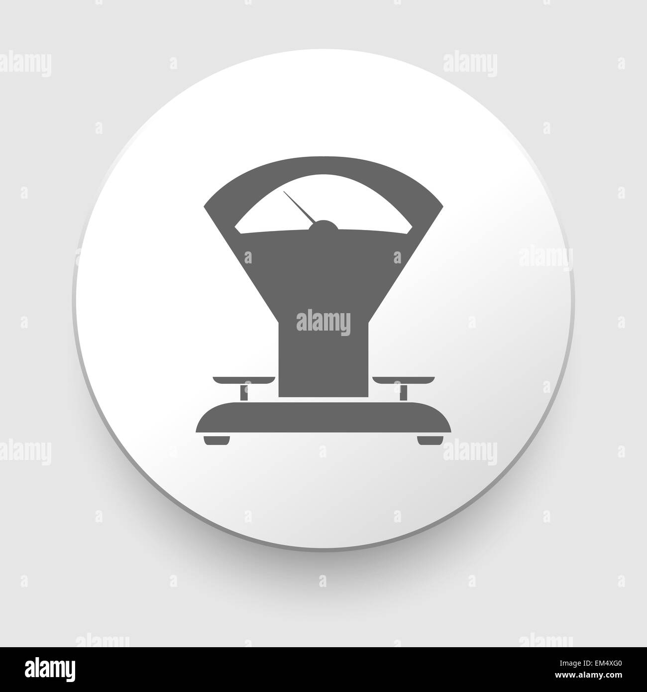 black retro scale silhouette Stock Photo - Alamy