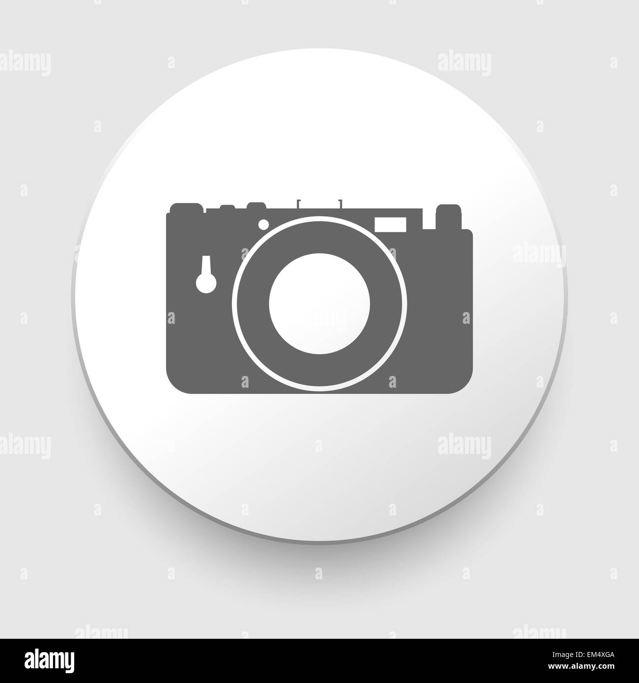 Camera objective icon symbol Black and White Stock Photos & Images - Alamy