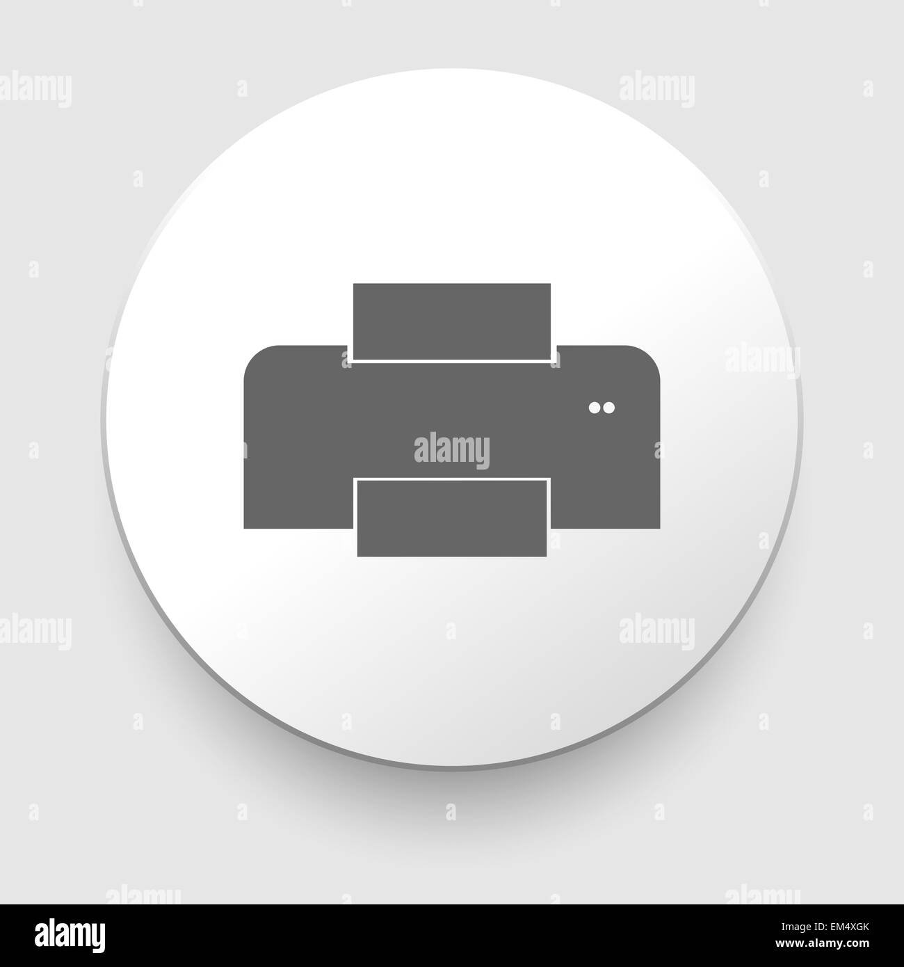 Print icon hi-res stock photography and images - Alamy