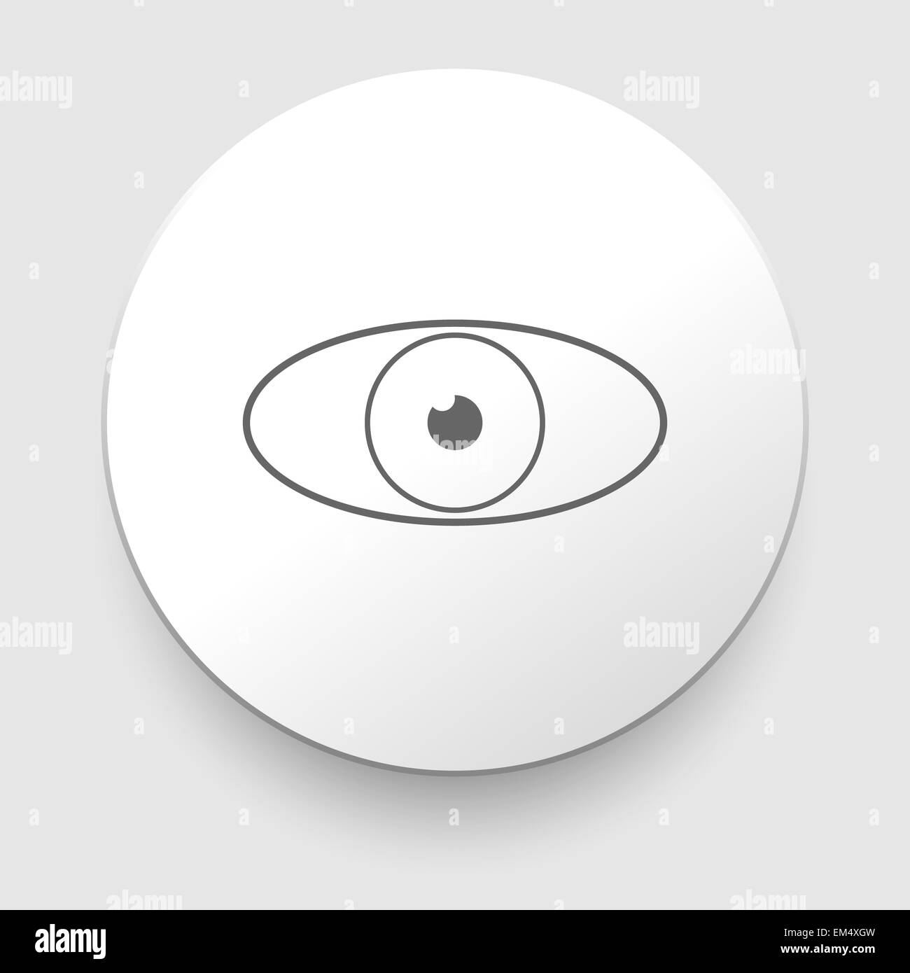 Eye icon - vector Stock Photo - Alamy