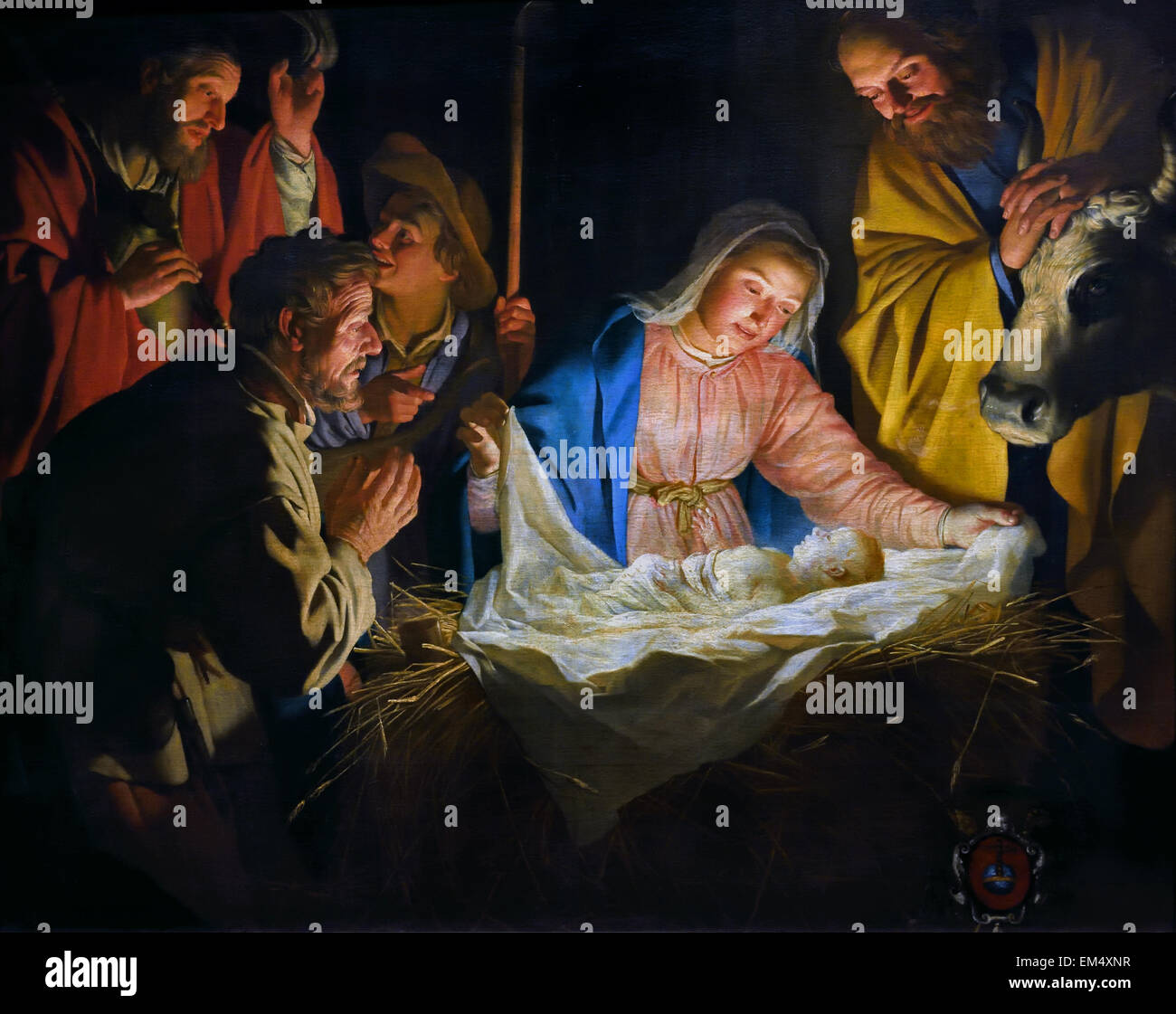 Gerard van Honthorst ( Utrecht 1590 – 1656 Utrecht ) The Adoration of ...