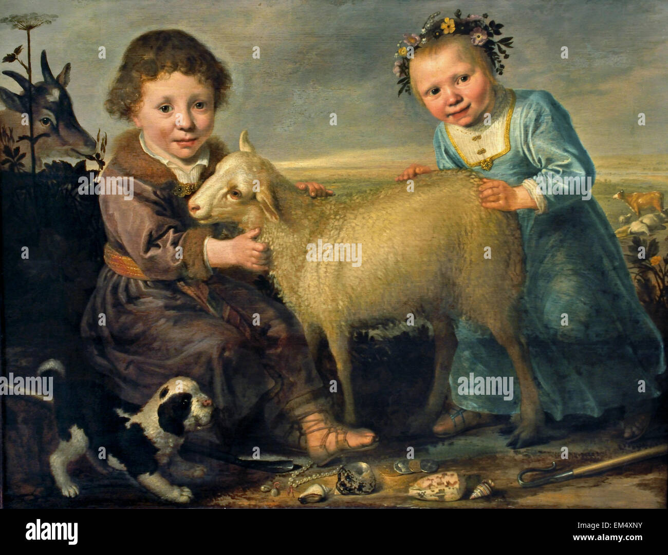 Painting of dutch children hi-res stock photography and images - Alamy