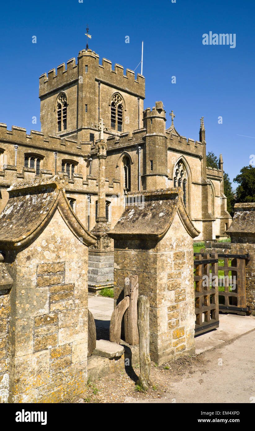 Edington and Tinhead Wiltshire villages Edington Priory Stock Photo - Alamy