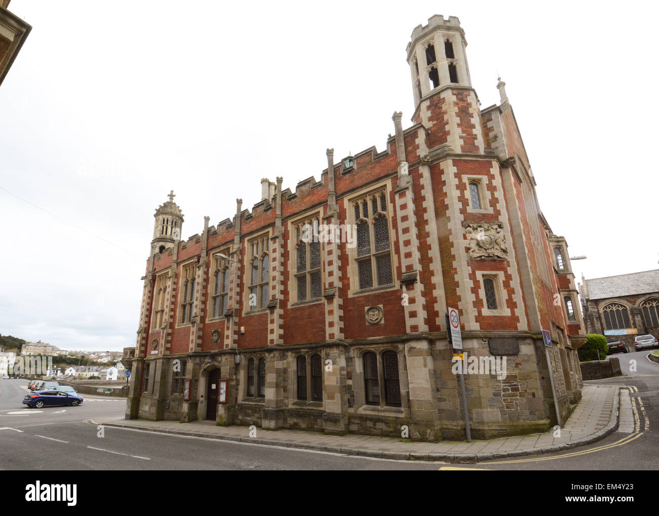 Bideford Town Hall, Bridge Street, Bideford North Devon England Stock ...