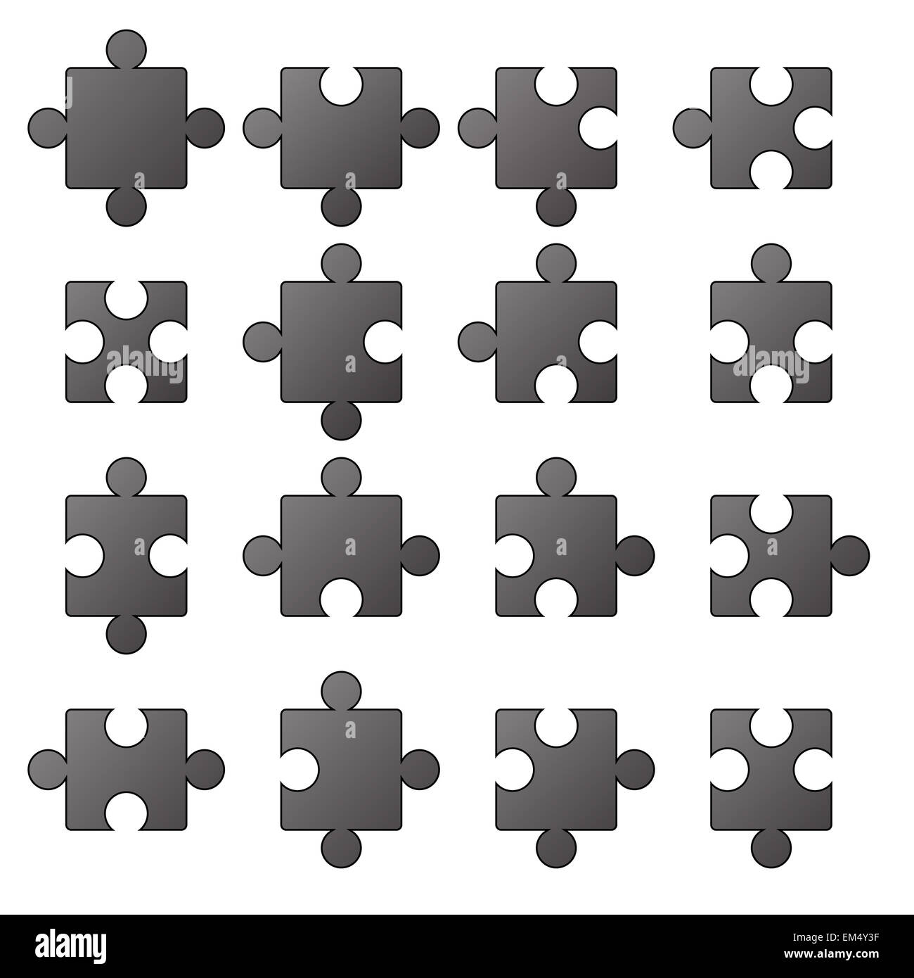 Jigsaw icon Cut Out Stock Images & Pictures - Alamy