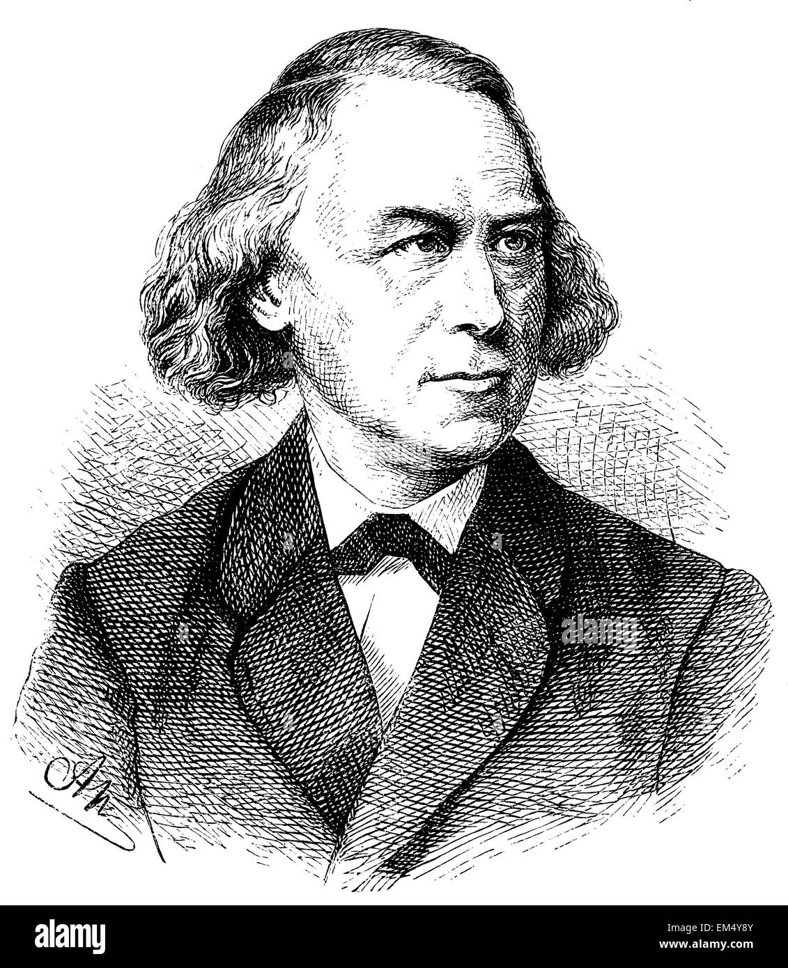 Karl Gerok (born January 30, 1815 Stock Photo - Alamy