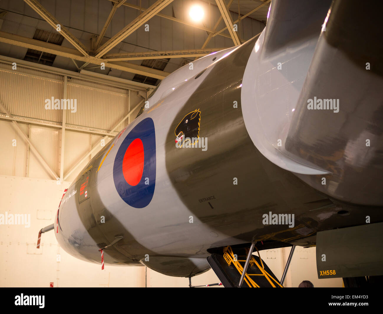 ex-RAF Vulcan serial number XH558,preserved by the Vulcan to the Sky ...